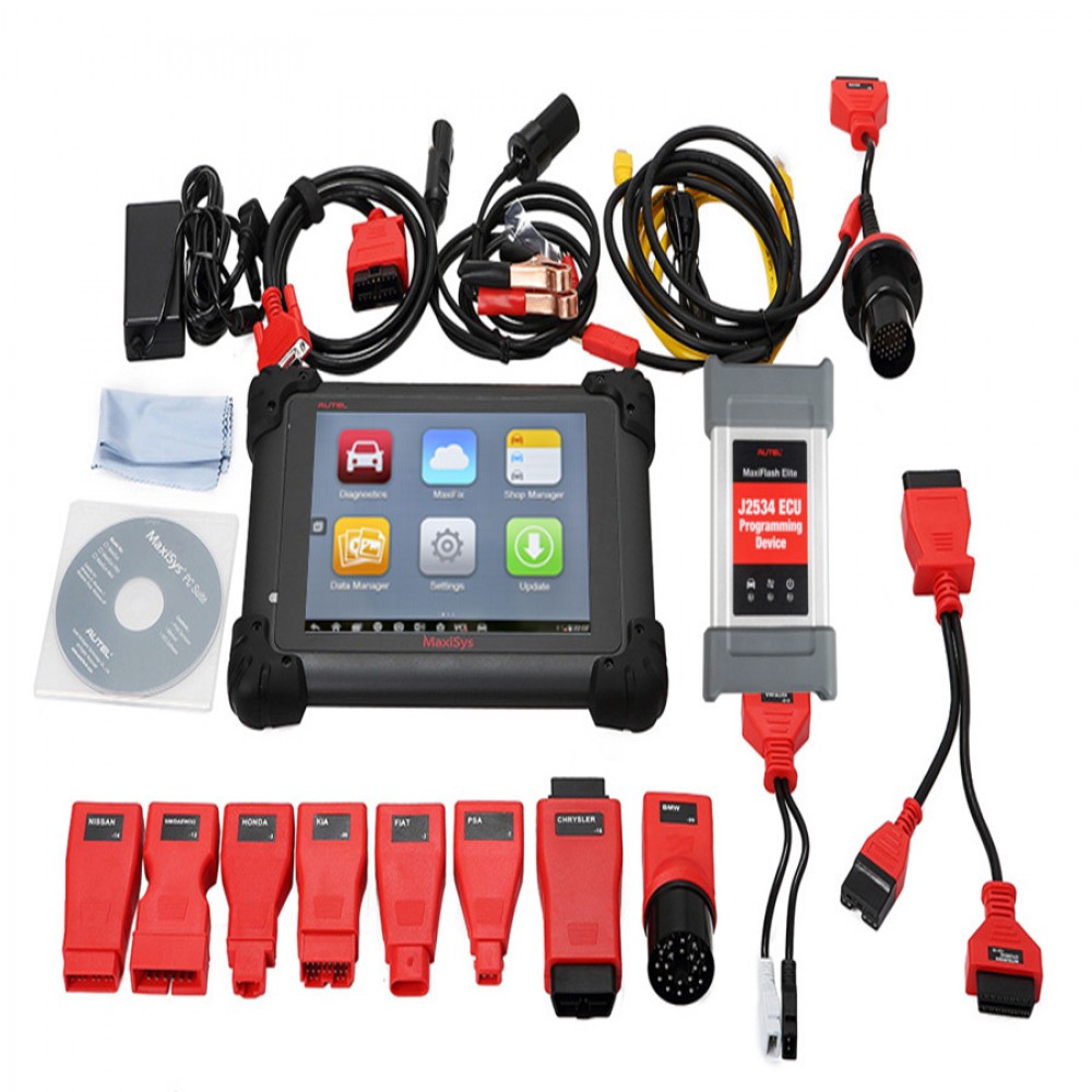 Autel MS908P MaxiSys Pro Wifi Full System with J2534 MaxiFlash Elite